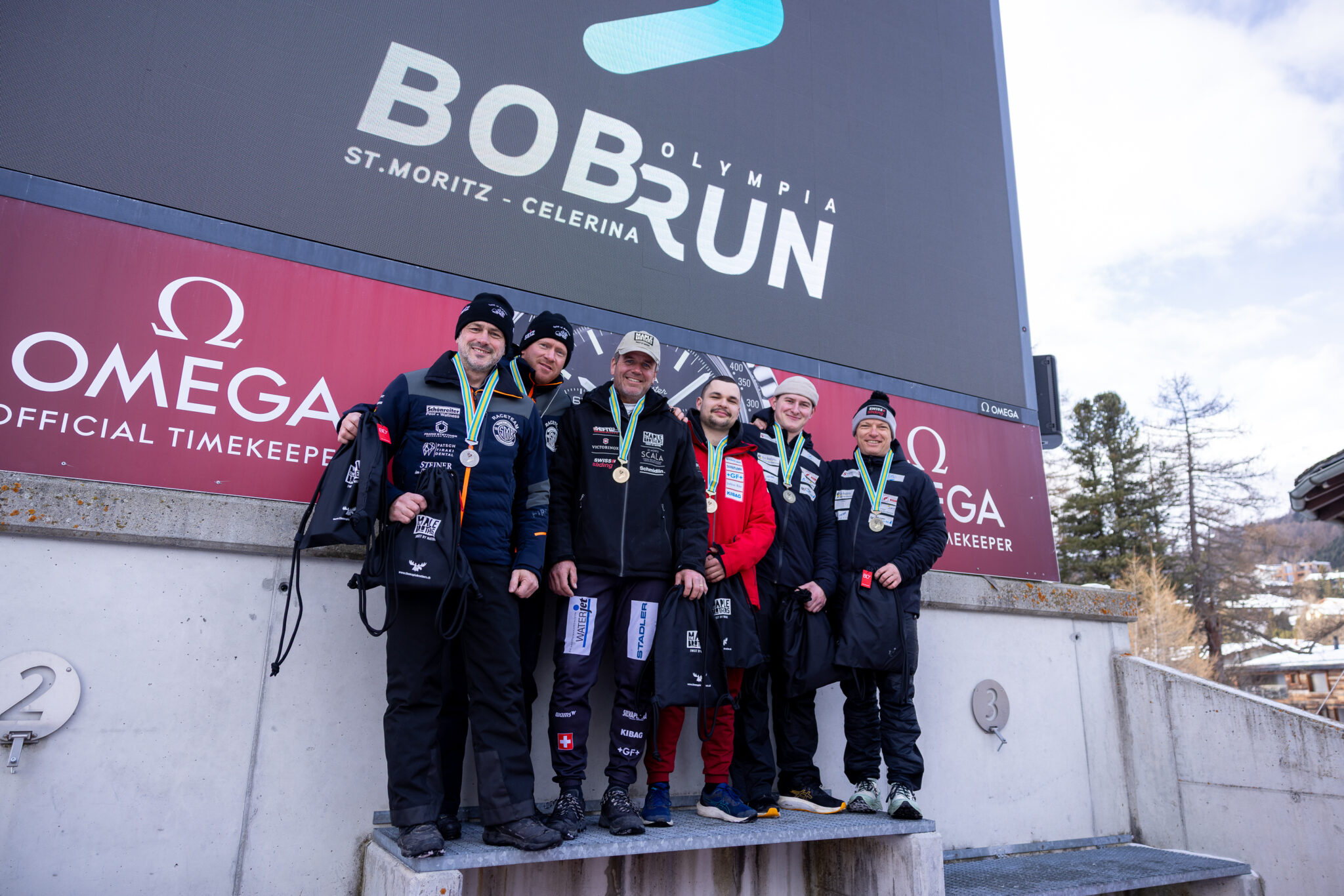 Top of the World Race auf dem Olympia Bob Run St. Moritz – Celerina ...